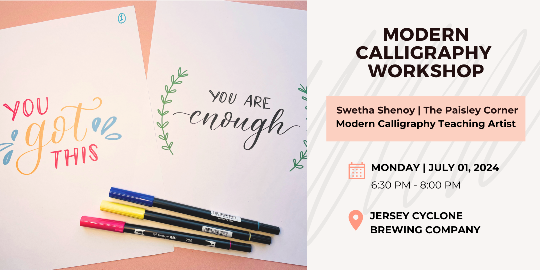 Modern Calligraphy for Beginners - NJ Family