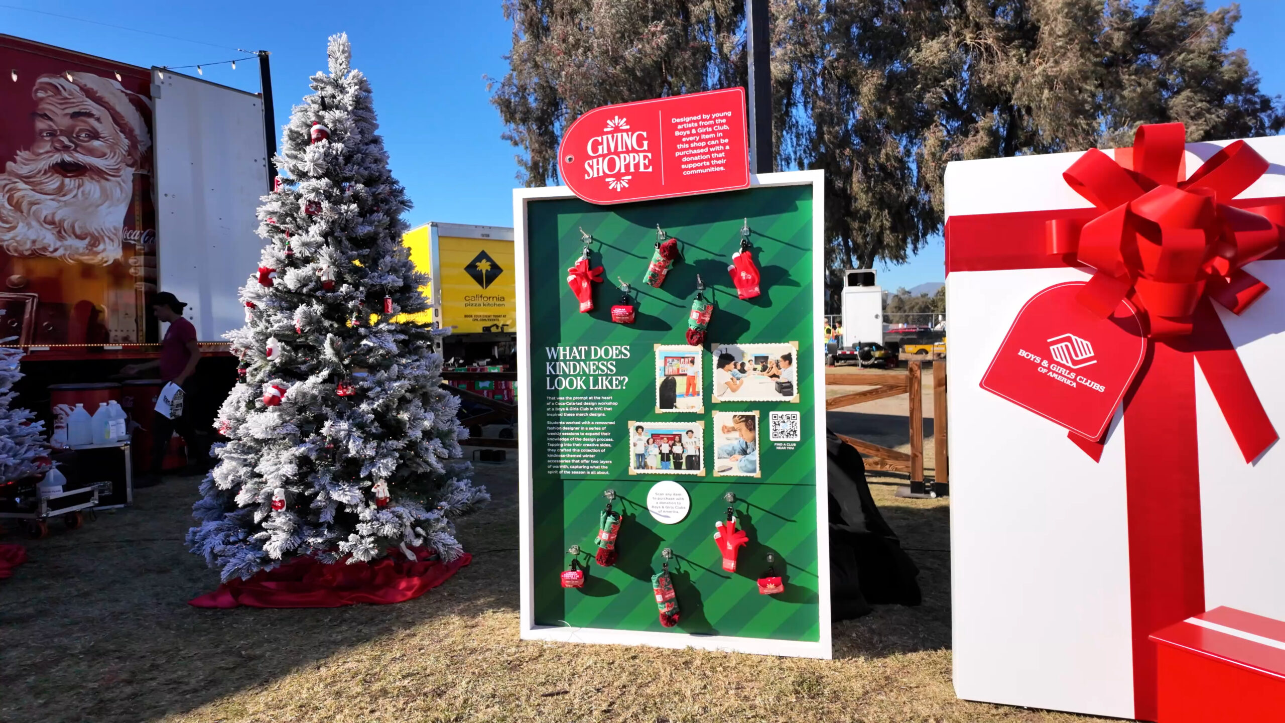 Coca Cola Tree Displays