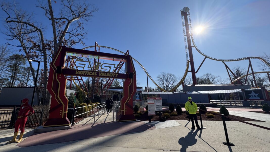 We Were Among the First to Ride Six Flags' THE FLASH Coaster—Here's Our ...