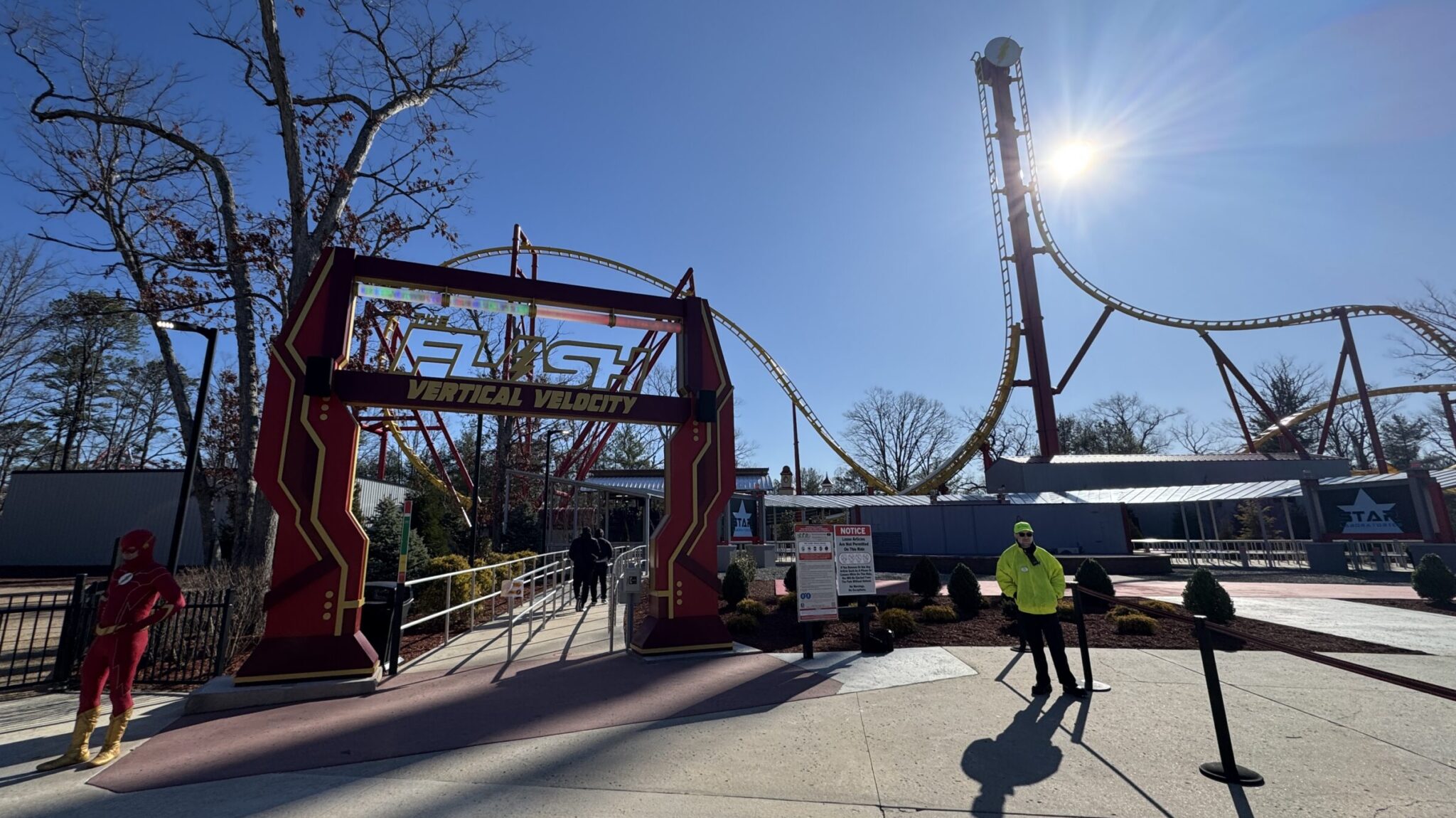 We Were Among the First to Ride Six Flags' THE FLASH Coaster—Here's Our ...