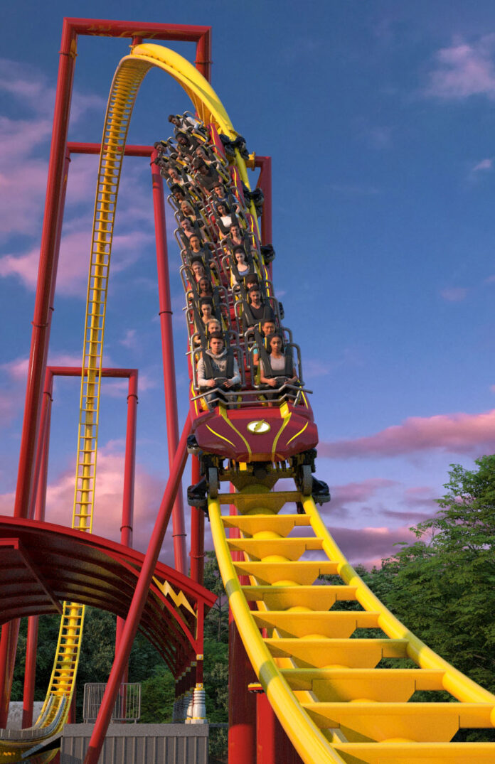 We Were Among the First to Ride Six Flags' THE FLASH Coaster—Here's Our ...