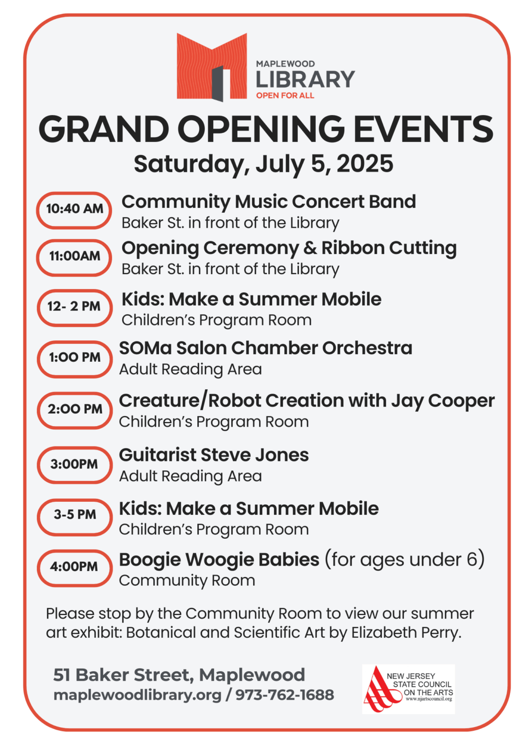 Maplewood Memorial Library's Grand Opening and Ribbon Cutting - NJ Family