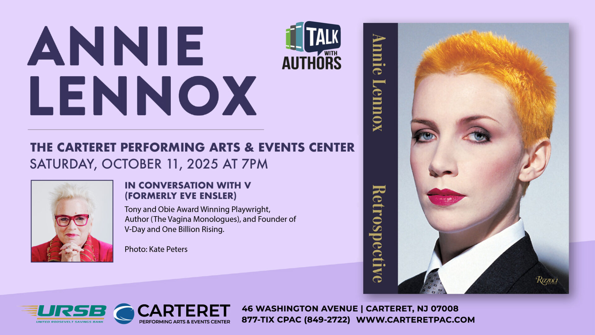 Annie Lennox - In Conversation - NJ Family