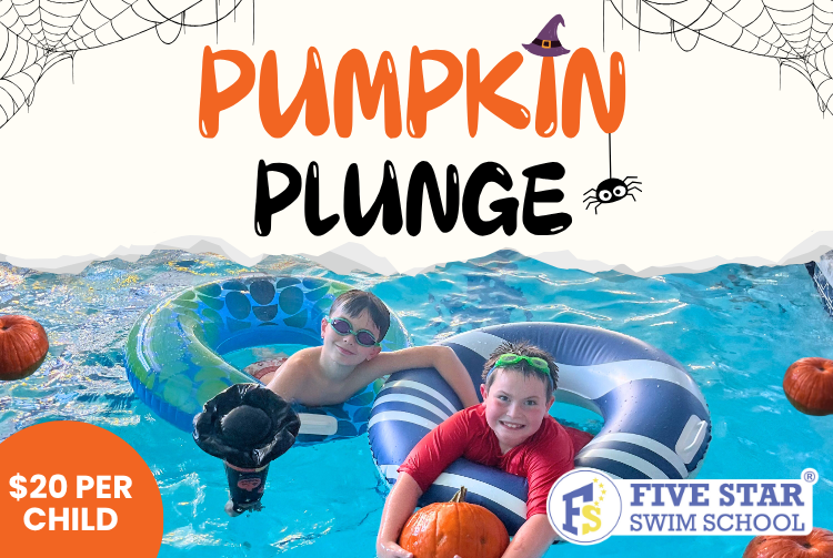 Pumpkin Plunge at Five Star Swim School - Princeton - NJ Family